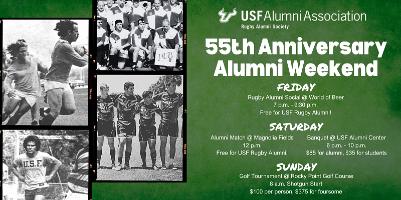 USF Rugby Alumni Society 55th Anniversary Banquet :: USF Eventful